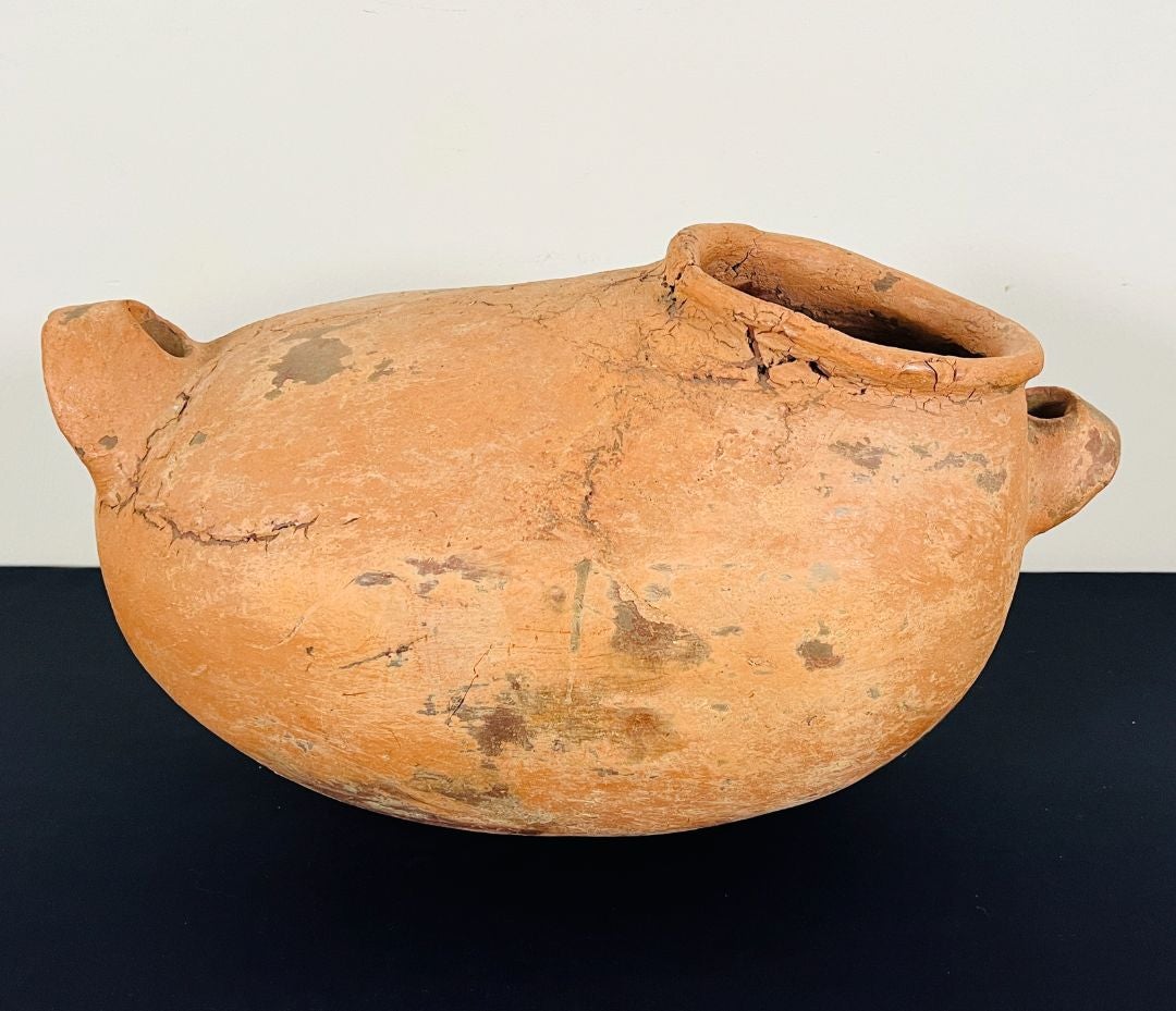 Antique African Nupe Igbo Clay Water Pot Container | Worthington Galleries