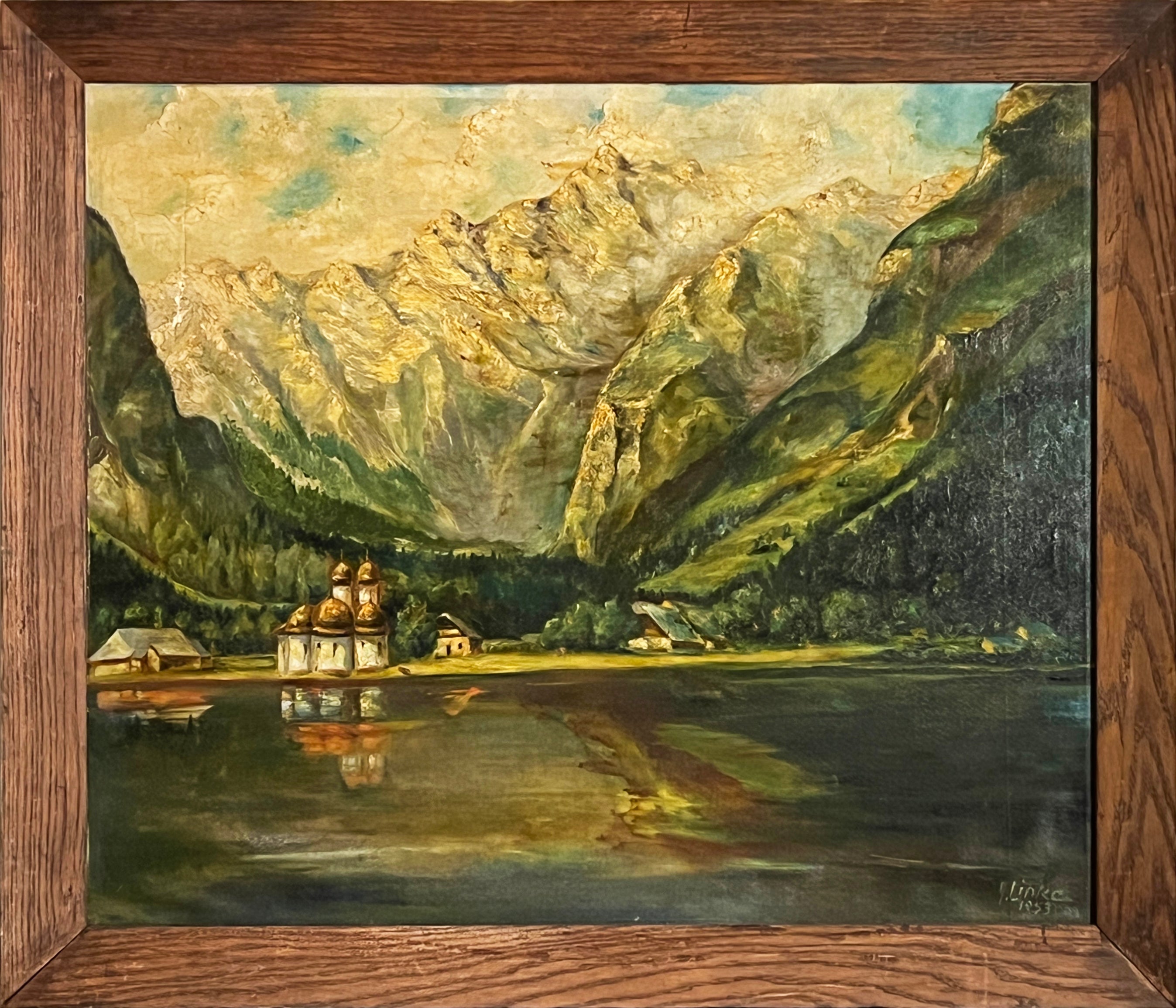 Alfred Linke Landscape Oil Painting | Worthington Galleries