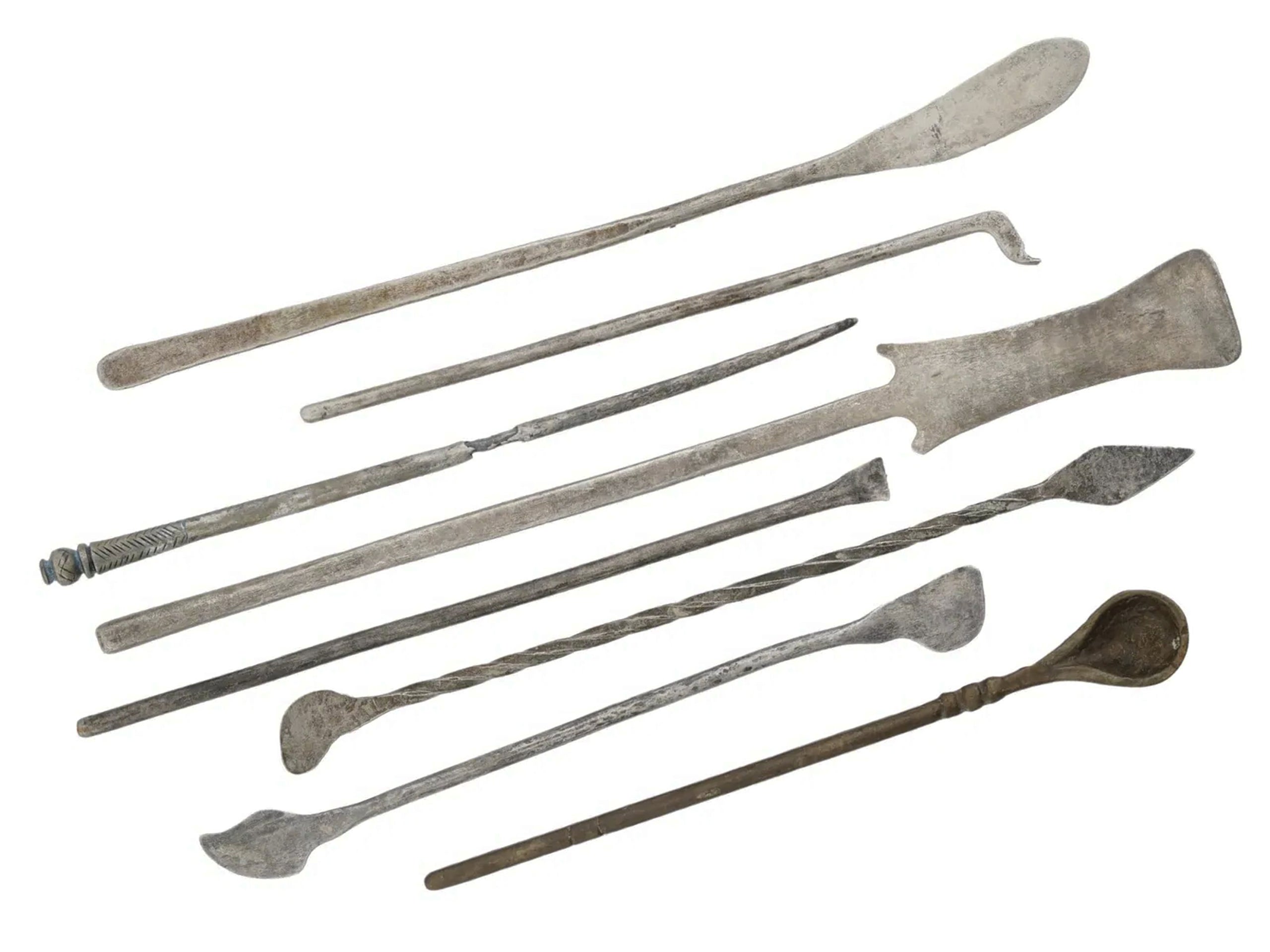 Museum Quality Ancient Silver And Bronze Medical And Surgical Tools ...
