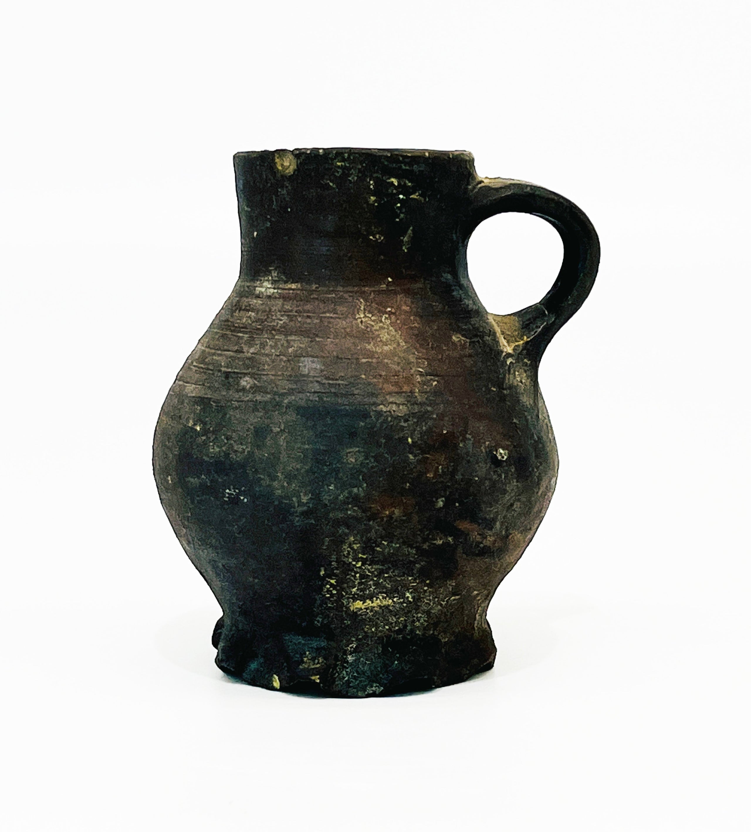 Ancient Roman Slipped Black Pottery Juglet / Pitcher | Worthington ...